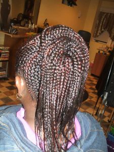 braiding hair with extensions