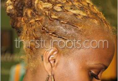 dreadlocks beehive updo Archives - thirstyroots.com: Black Hairstyles