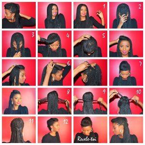 12 Steps Box Braids Hairstyle Tutorial